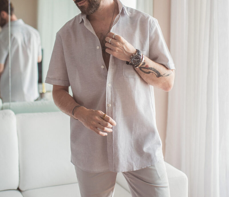 How To Style Short Sleeve Summer Shirts With Double Two - Your Average Guy